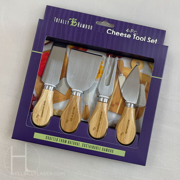 Cheese Set (4 pieces) - Hillbilly Laser
