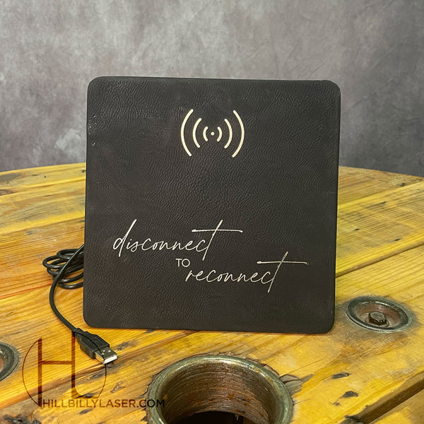 Wireless Charger / black - Hillbilly Laser